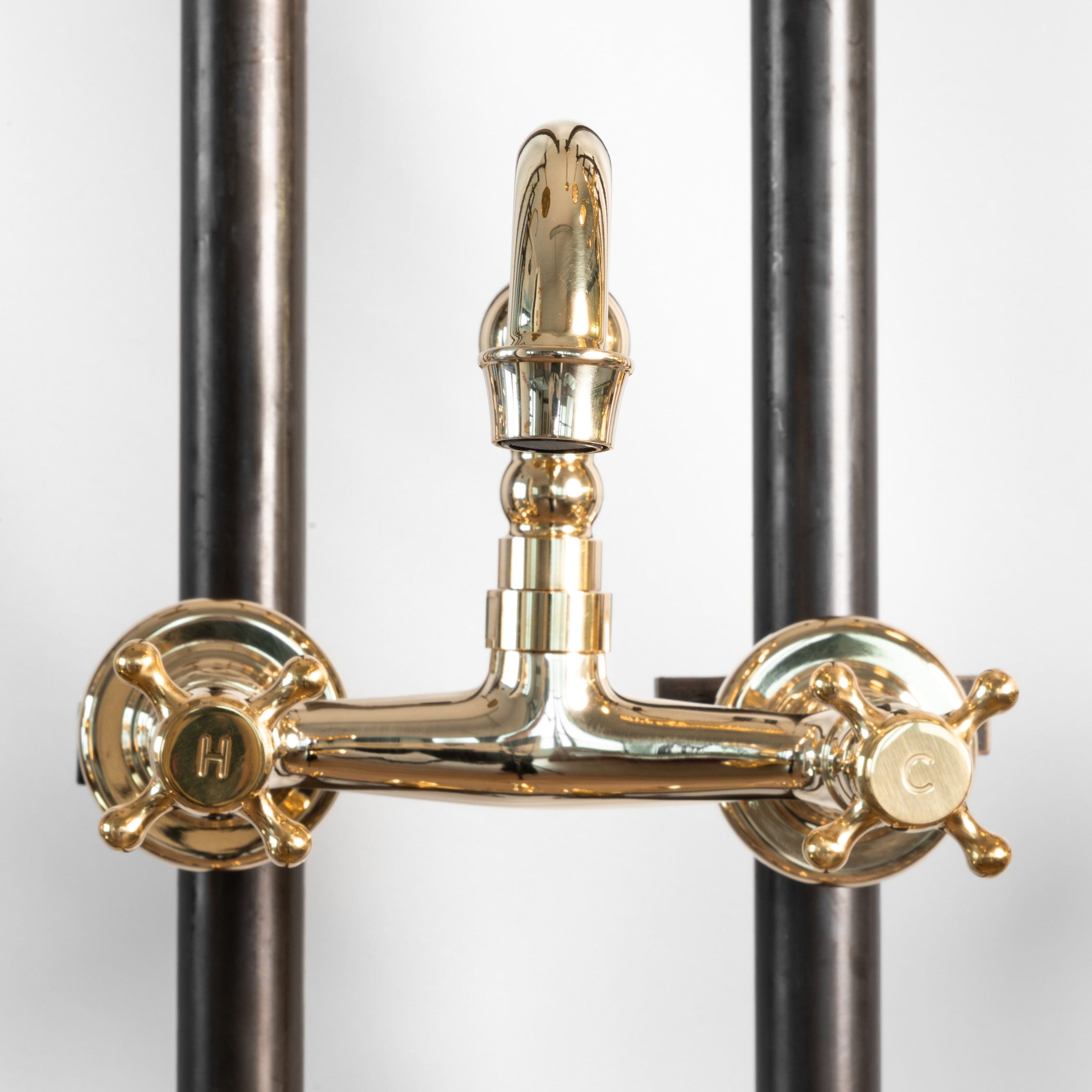 BT12 Classic wall mounted tap – Francone Bespoke Taps