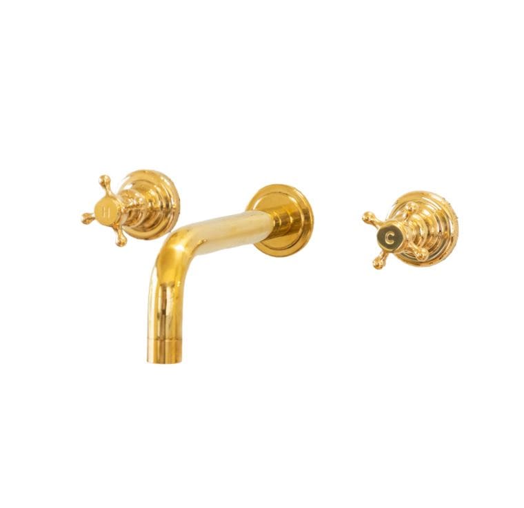 BT34 Wall mounted cold hot taps basin or bath filler – Francone Bespoke ...