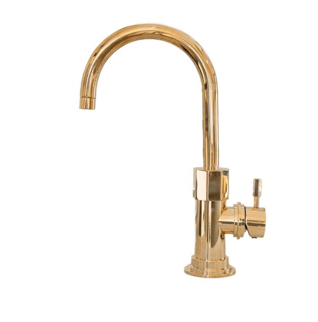BT7C Timeless mixer tap with swivel curve spout – Francone Bespoke Taps