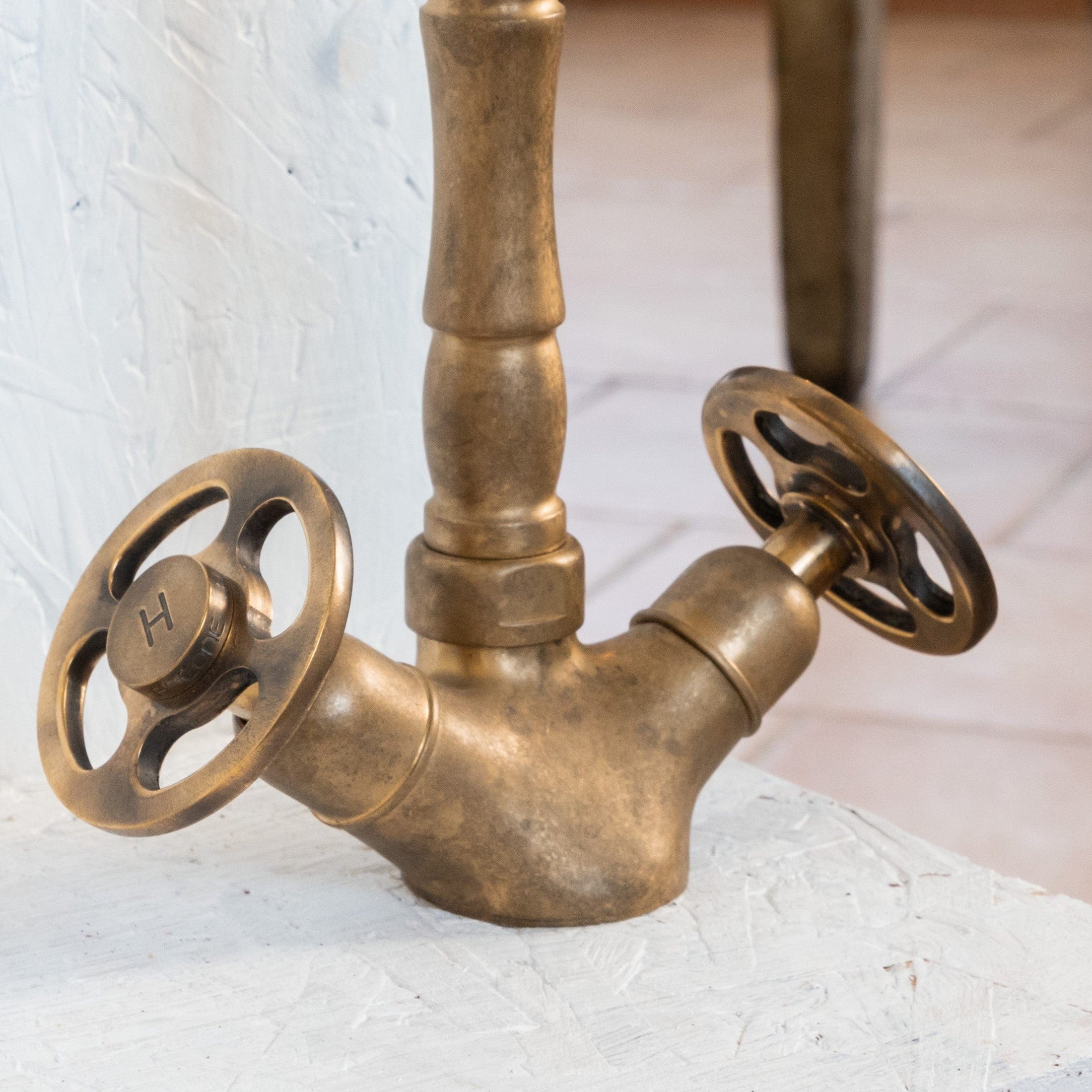 BT11 Classic deck mounted tap spout any length – Francone Bespoke Taps