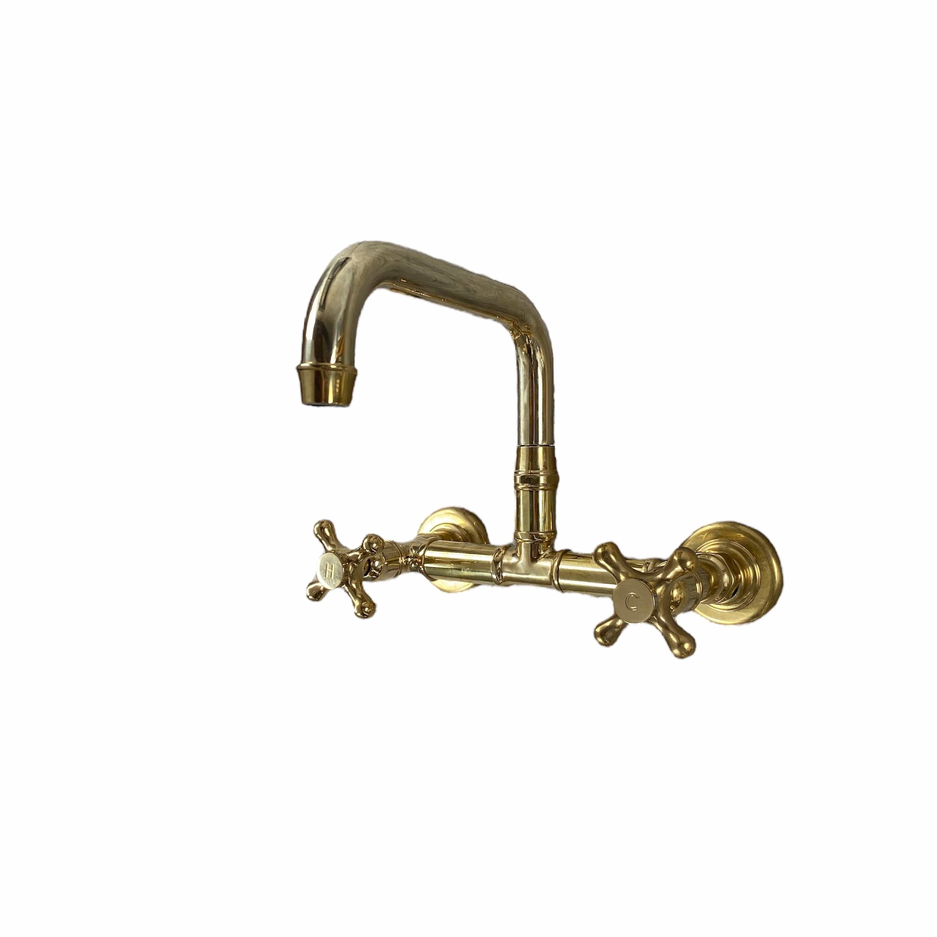 BT40S Custom made wall mounted traditional tap – BespokeTaps